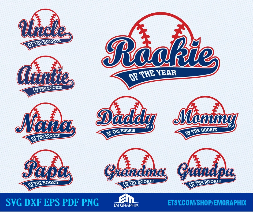 Baseball Birthday Family Shirt Design SVG - Mommy, Daddy, Auntie, Uncle ...