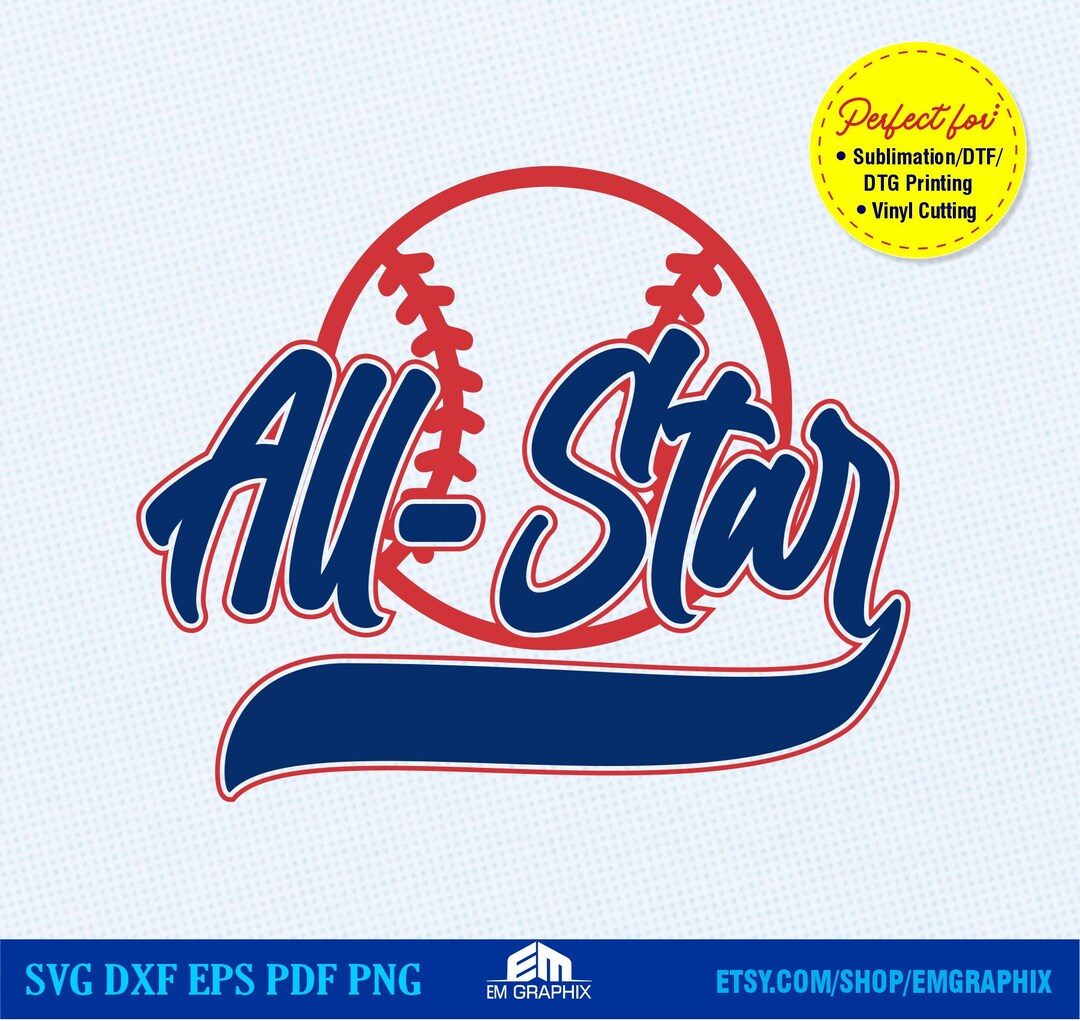 Baseball All-star SVG | Baseball Themed Birthday Shirt, Sports Svg ...