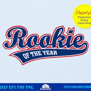 Rookie of the Year SVG: Birthday Shirt Design (digital Files) - Etsy