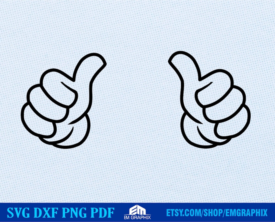 Thumbs up SVG This Guy Thumbs Clipart Hands Vector Svg - Etsy Finland