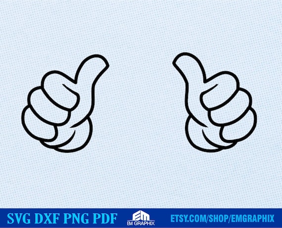 Thumbs up SVG This Guy Thumbs Clipart Hands Vector Svg - Etsy