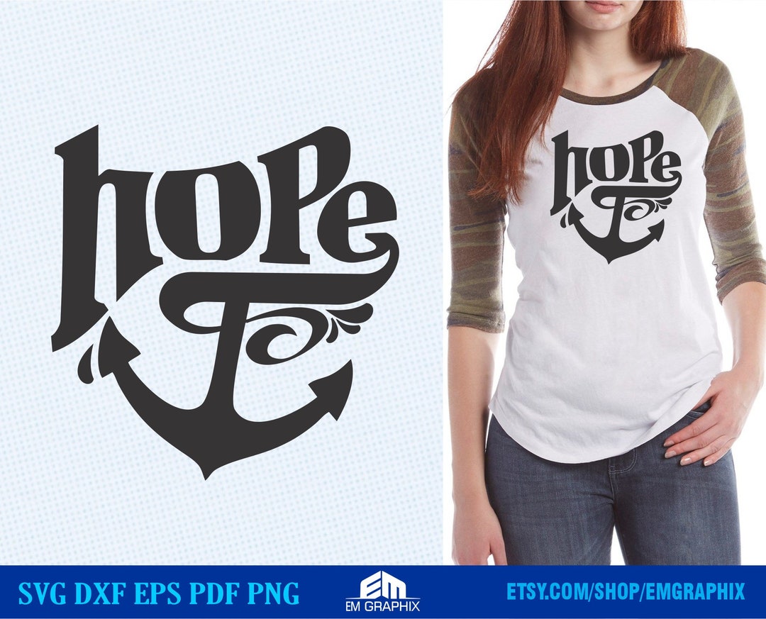 Hope Anchor SVG | Hope Anchors the Soul Svg |hebrews 6:19 Svg ...