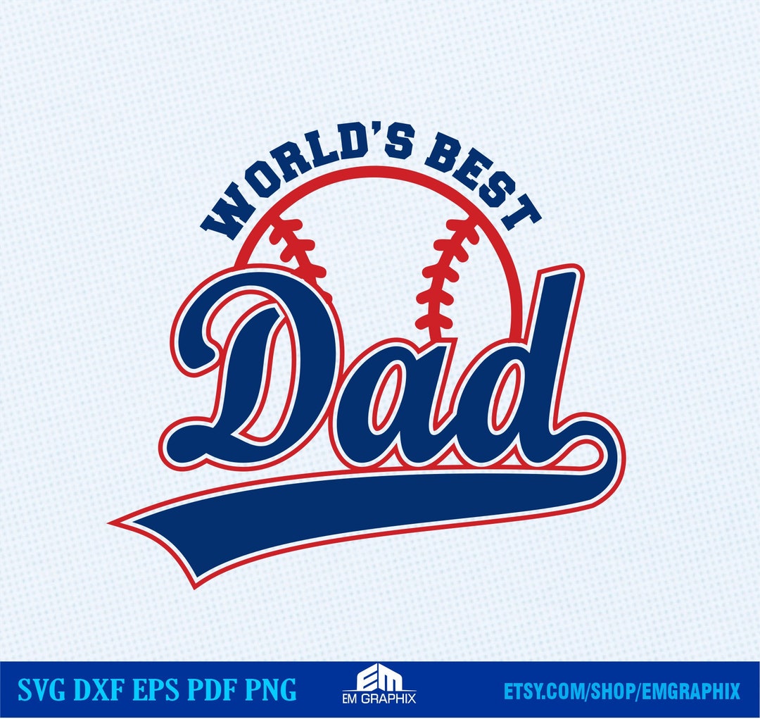 World's Best Baseball Dad Svg, Baseball Dad Shirt, Father's Day ...