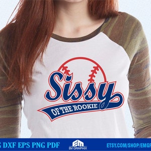 Rookie of the Year Svg | Baseball Family Matching Shirt SVG - Mommy, Daddy, Sissy of the Rookie ...