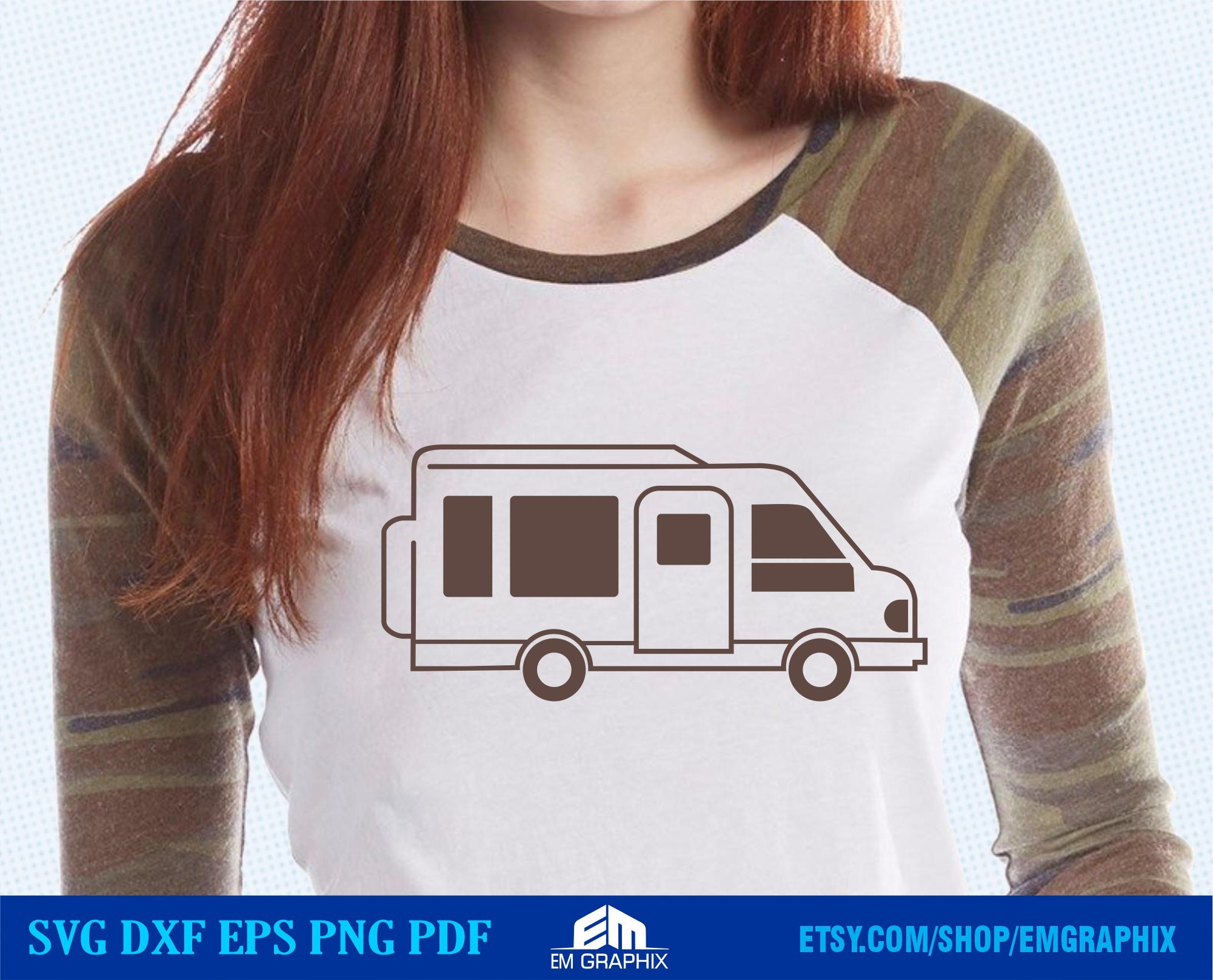 Camper Van SVG / Camper Van Clipart / Van Life SVG / Camper Van ...