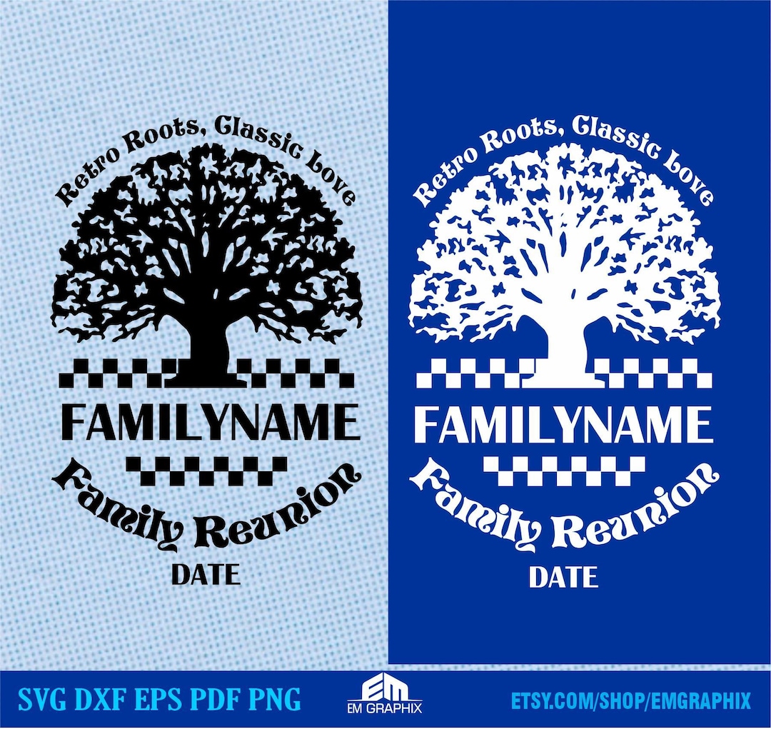 Retro Family Reunion SVG, Family Reunion Shirts Svg Png - Retro Roots ...