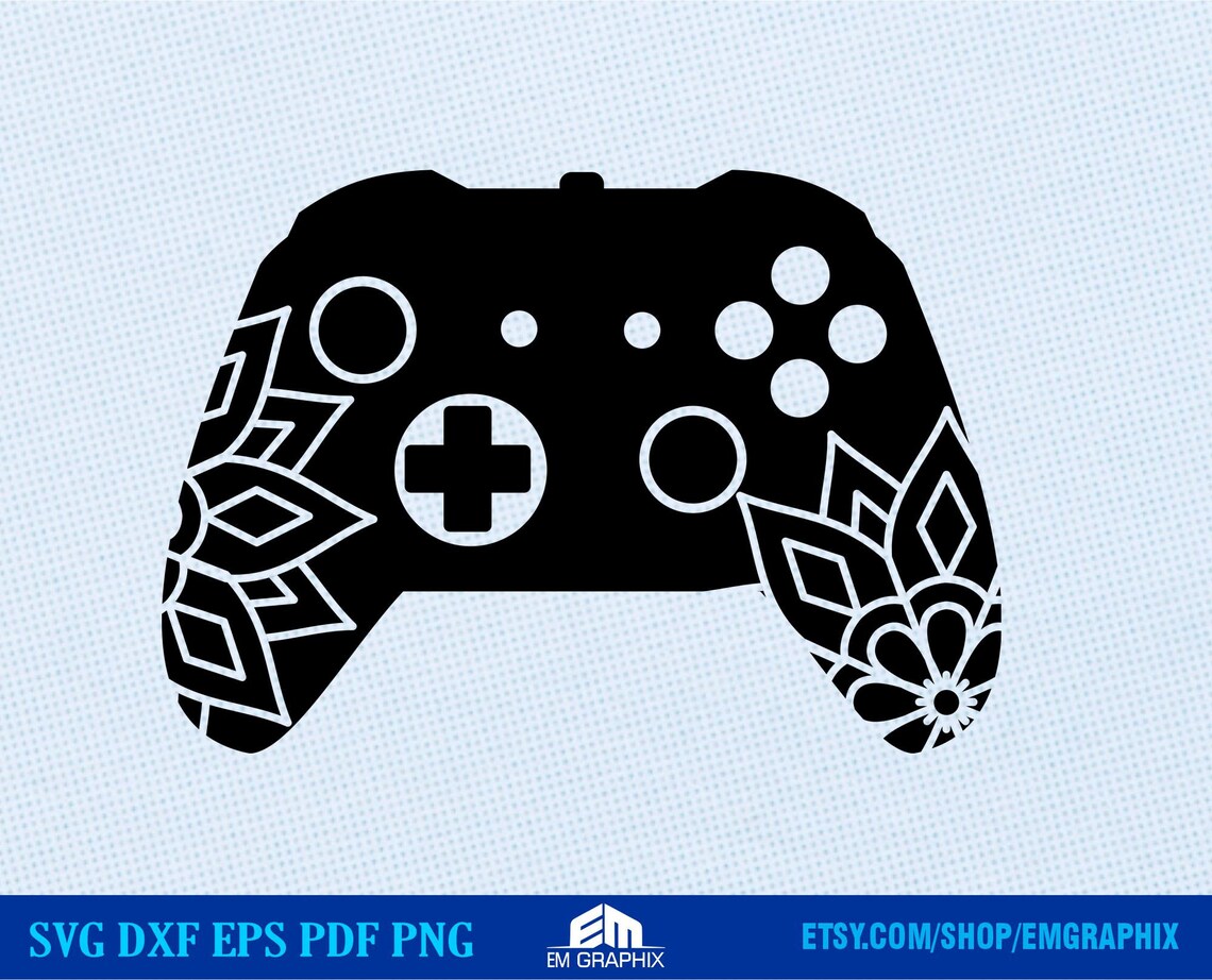 Gaming Controller Svg PNG | Video Game Mandala Clipart - Etsy