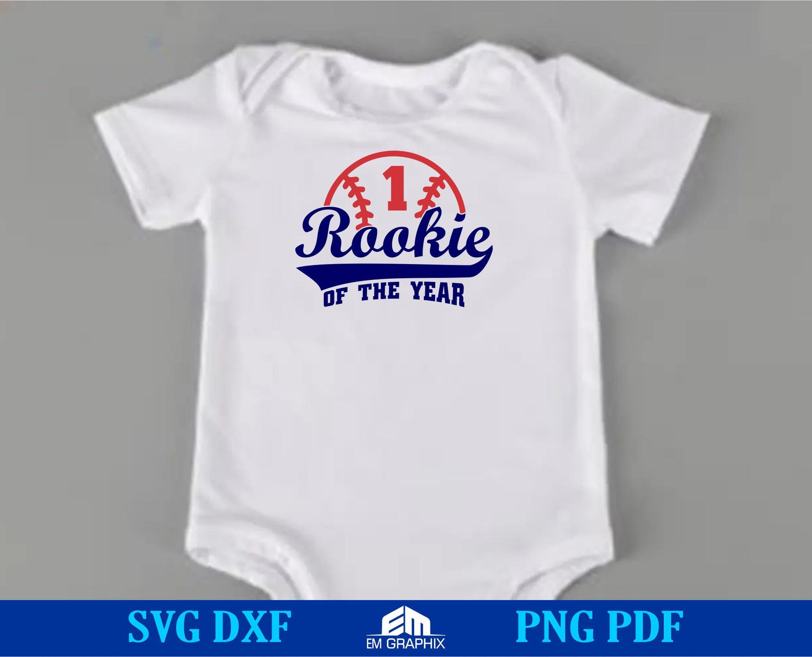 Rookie of the Year SVG, 1st Birthday Svg, Baseball SVG, Birthday Shirt ...