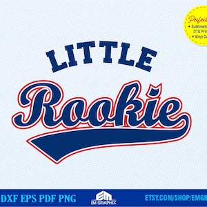 Little Rookie SVG, Rookie Year Svg Png, Birthday Shirt, Birthday Boy ...