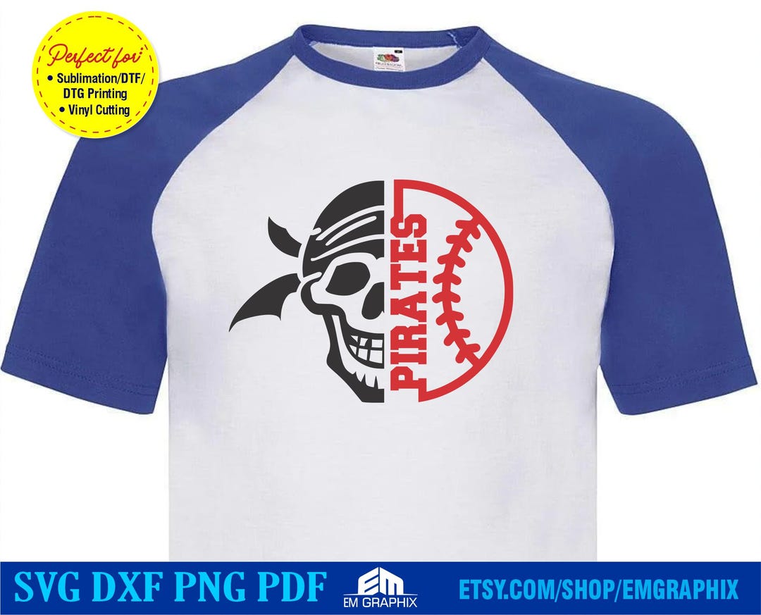 Pirates Baseball Svg Dxf Png Eps Files | Pirates Instant Download ...