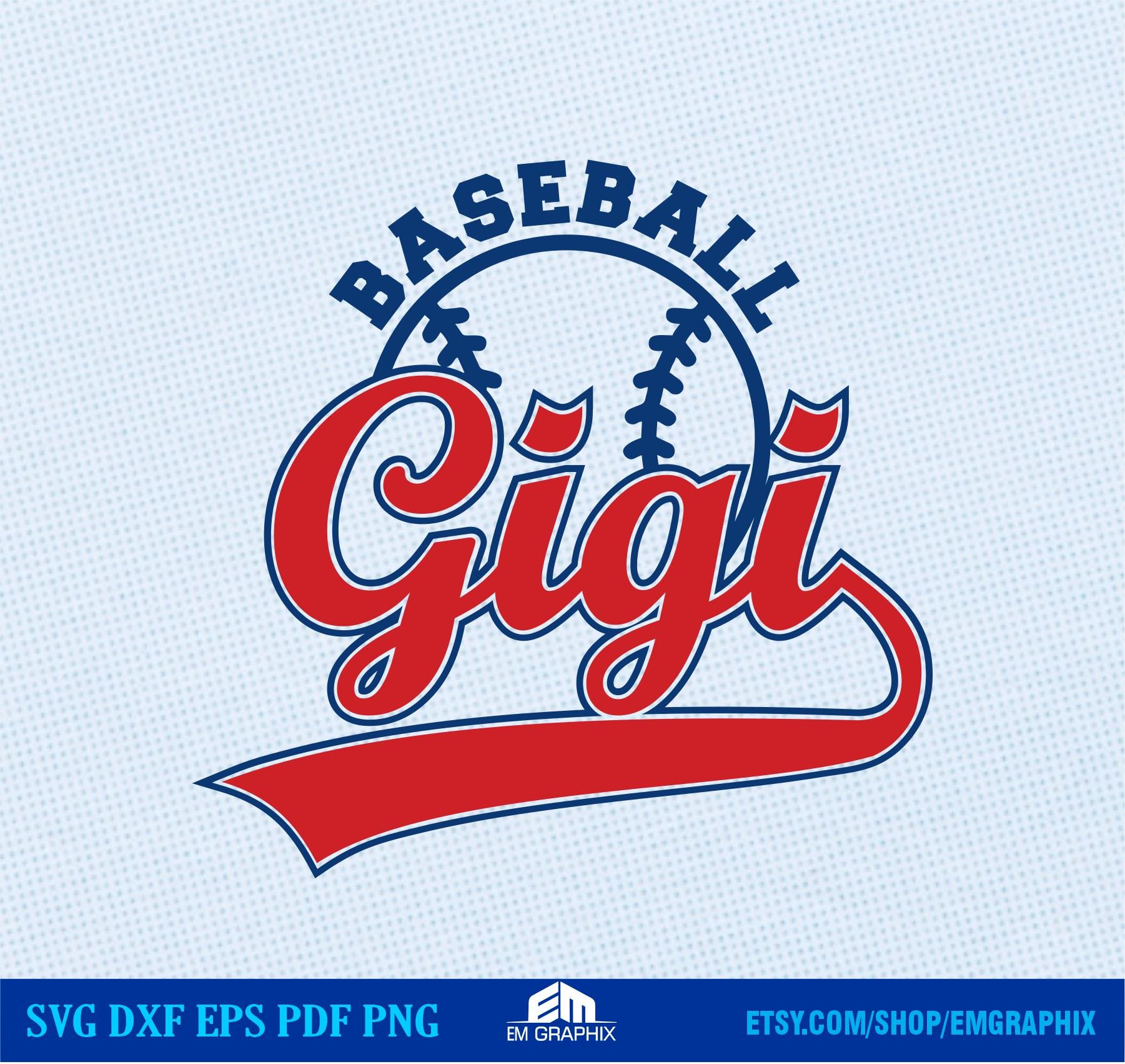 Baseball Gigi SVG: Mother's Day Shirt Design (digital Files) - Etsy