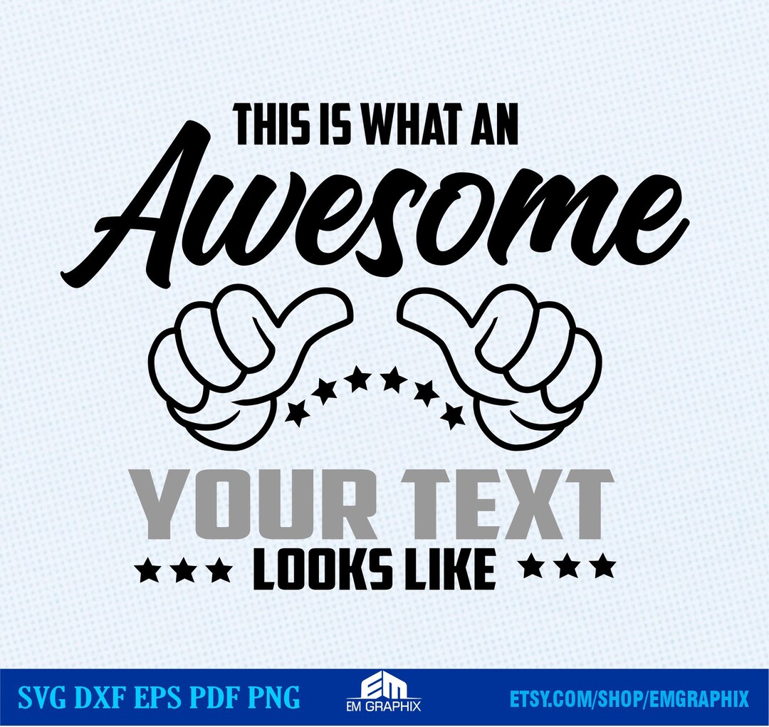 This Guy Thumbs SVG | This is What an Awesome Looks Like | This is What ...