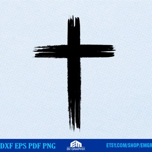 Distressed Cross SVG: Grunge Christian Vector (digital Download) - Etsy