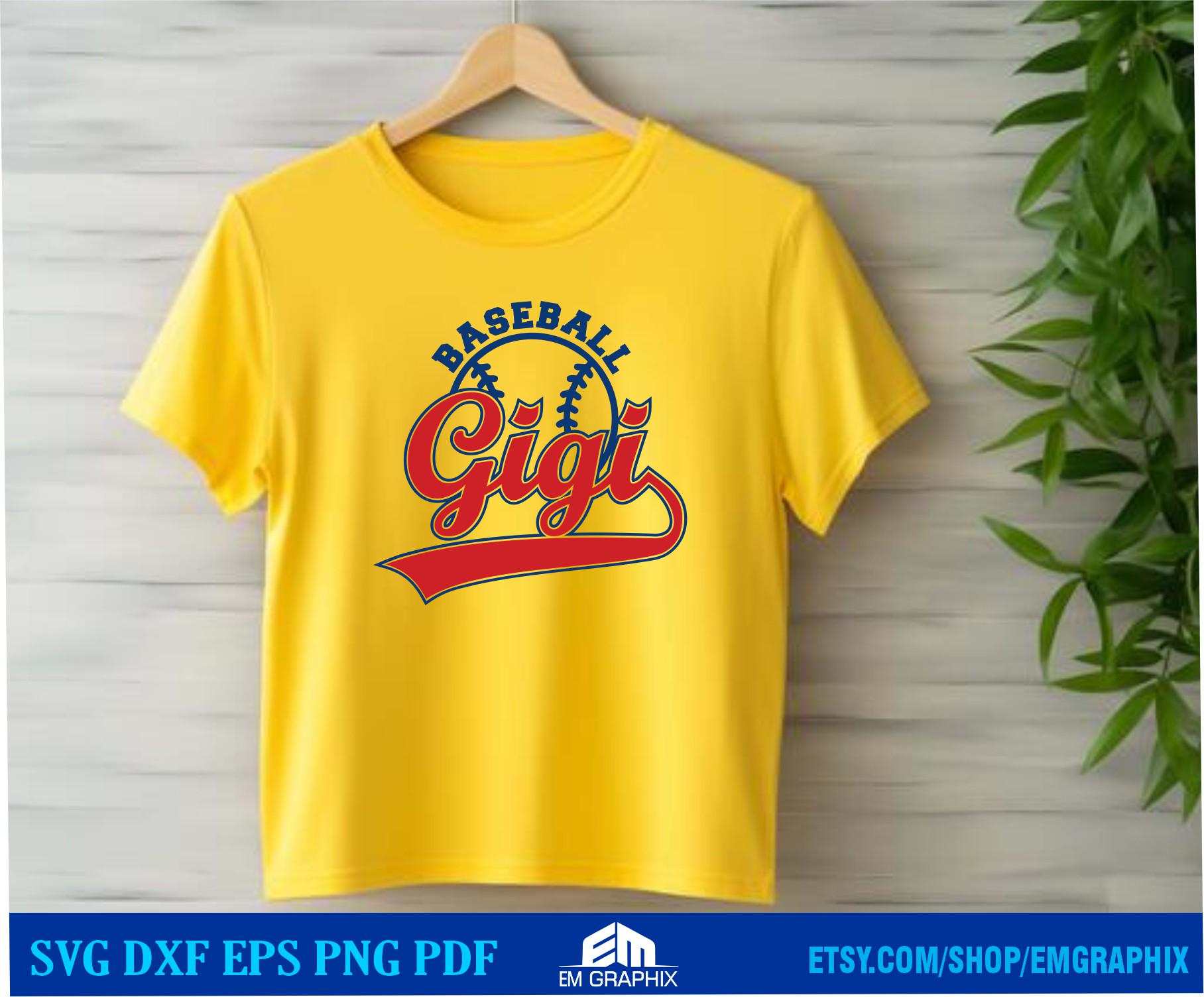 Baseball Gigi SVG: Mother's Day Shirt Design (digital Files) - Etsy