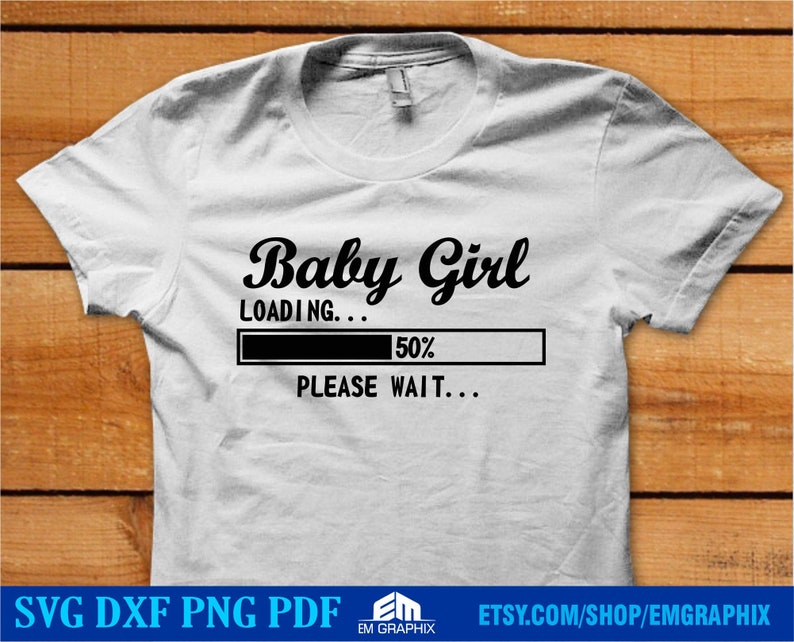 Baby Announcement Svg Baby Girl Loading Svg Baby Boy Loading - Etsy