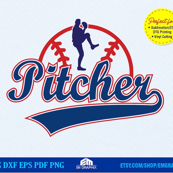 Baseball Pitcher - Etsy