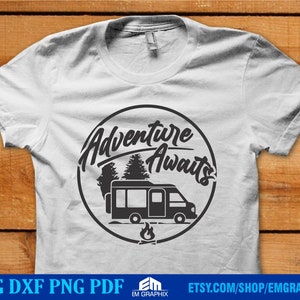 Adventure Awaits SVG | SVG Quotes Camping | Family Vacation Svg ...