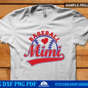 Baseball Mimi SVG, Baseball Mimi Shirt, Baseball Mama Svg, Sublimation ...