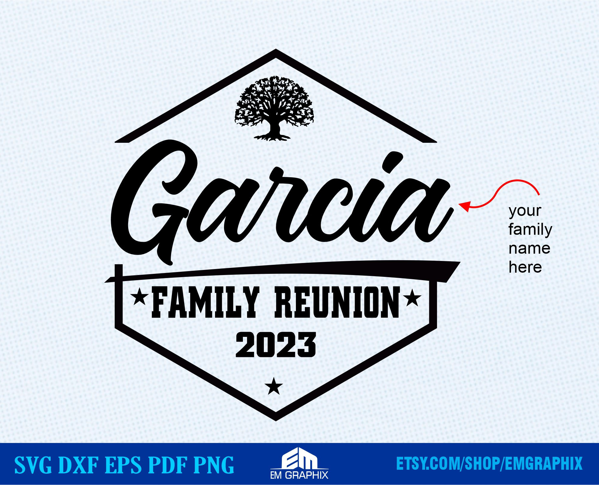 Unique Family Reunion Logos