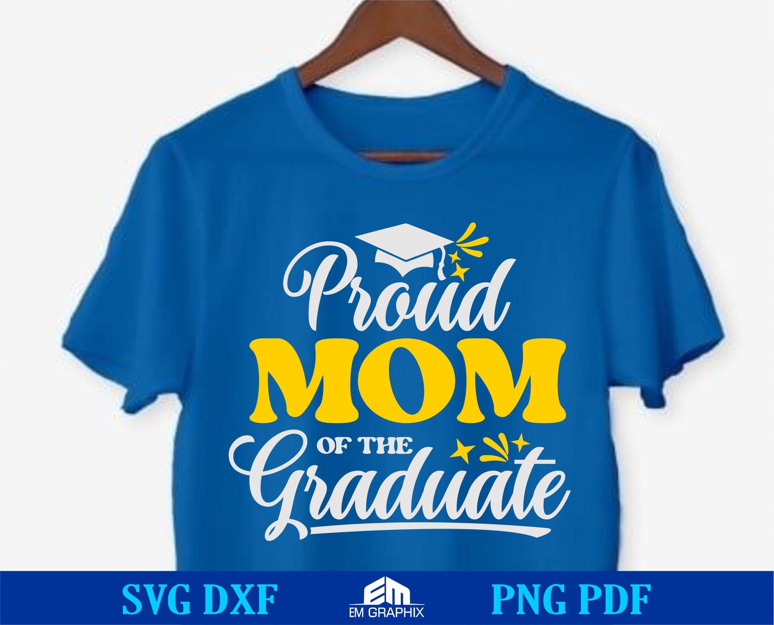 Proud Mom/dad of Graduate SVG: Graduation Shirt Design (digital ...