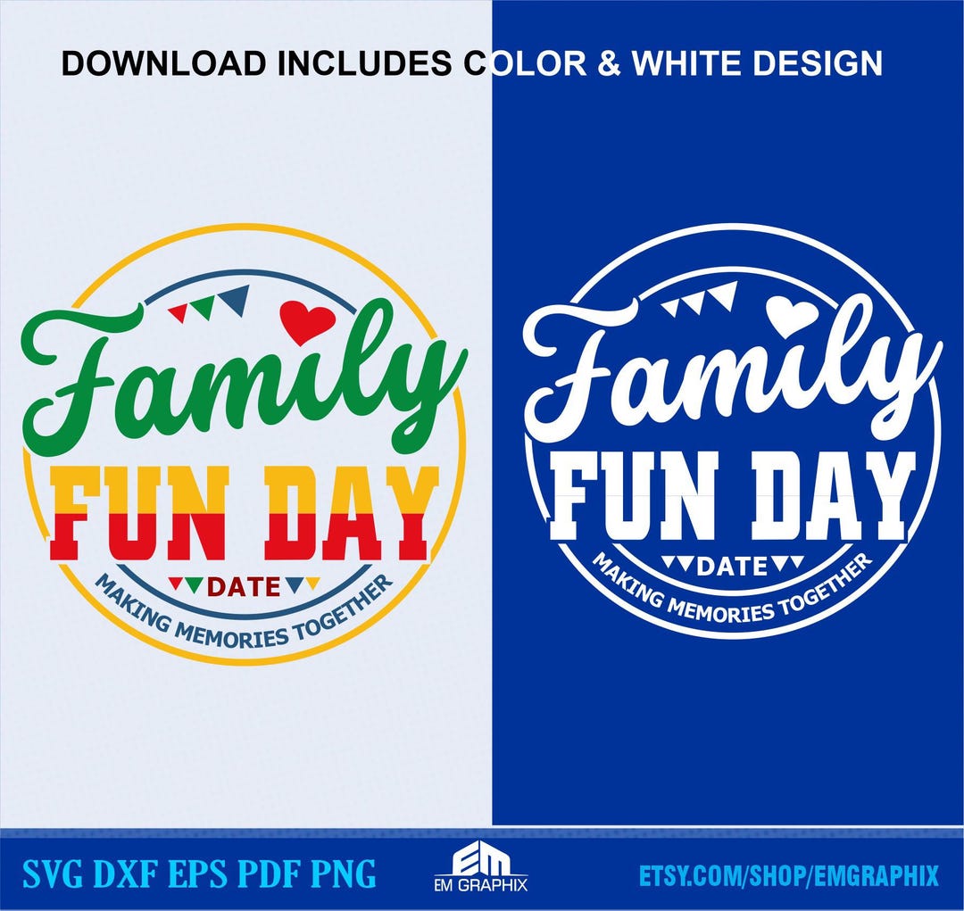 Family Fun Day Design: Fiesta Shirt SVG, Cricut, Sublimation (digital ...