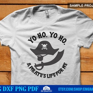 Pirate Life SVG | Pirate Quote Svg, A Pirate's Life for Me Svg Dxf Png ...