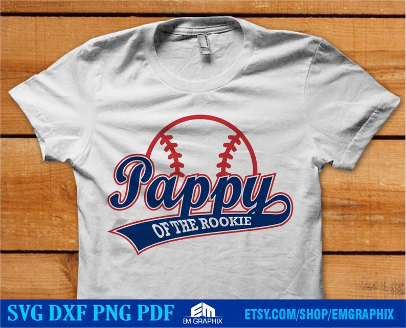 Pappy SVG Pappy of the Rookie SVG Baseball SVG Birthday - Etsy