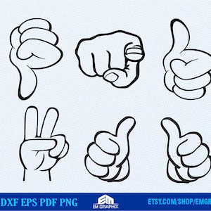Hand Signs Svg - Thumbs SVG File, Thumbs Vector, Hand Signs Clipart ...