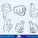Hand Signs Svg Thumbs SVG File, Thumbs Vector, Hand Signs Clipart ...