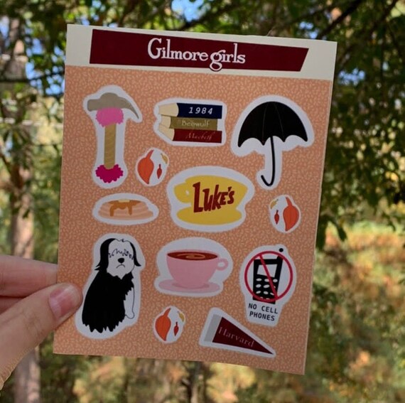 Gilmore Girls Sticker Sheet - Etsy