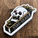 Skull and Coffin vinyl Sticker - Etsy