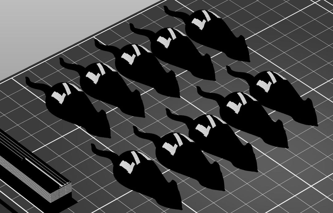 MTG Rat Tokens 3D Bgcode and 3mf File - Etsy
