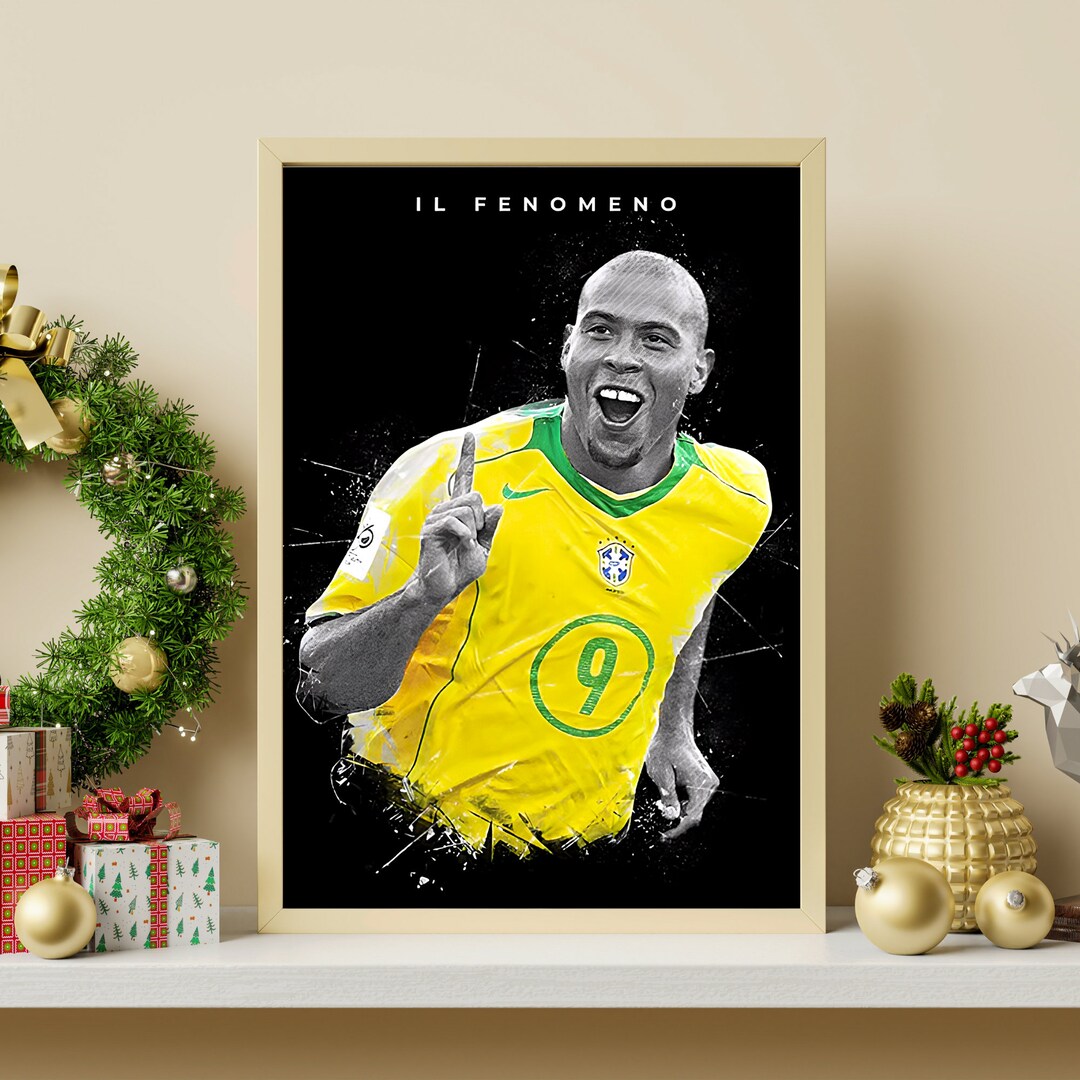 R9 Ronaldo Football Poster Brazil Ronaldo Print A5 Print / - Etsy Australia