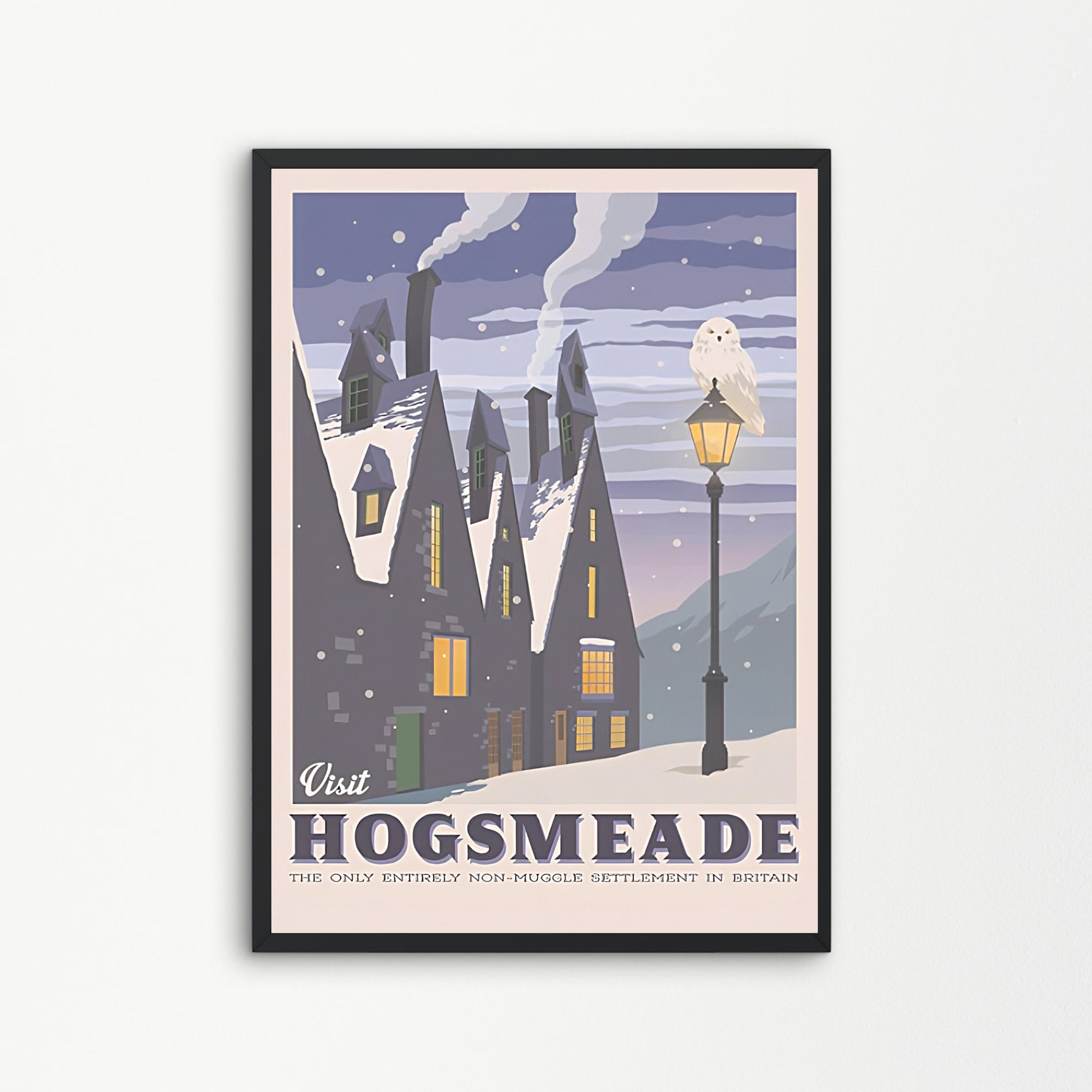 Harry Potter Movie Poster - Hogsmeade Travel Poster sold by Abundant ...