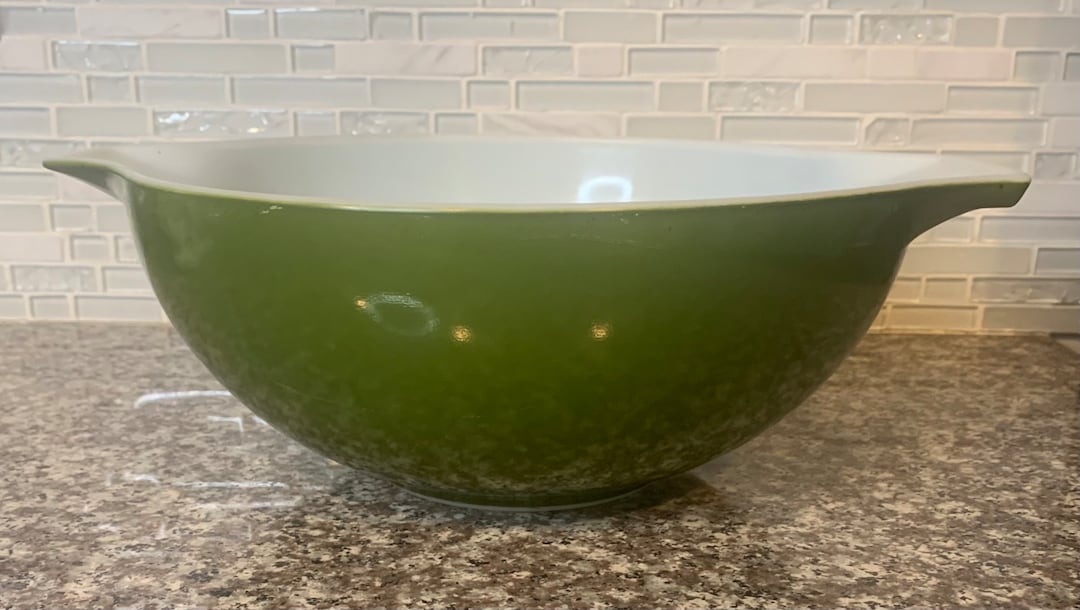 Vintage Forest Green Pyrex 4-quart Cinderella Mixing Bowl - 444 - Etsy