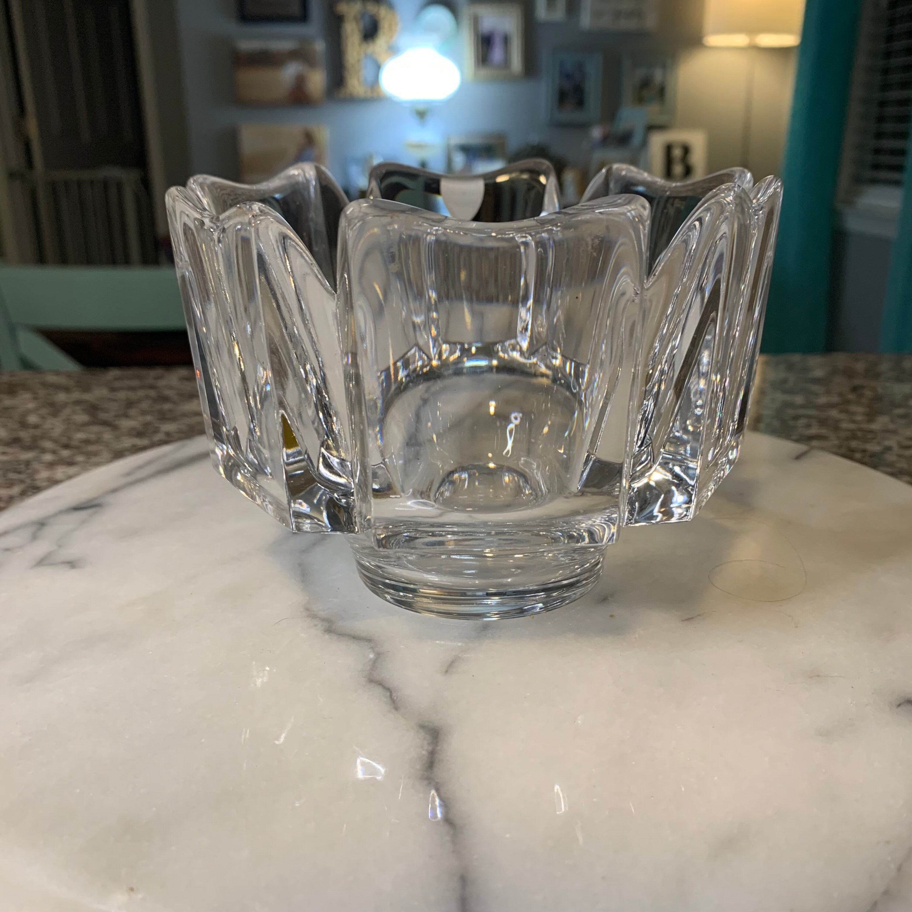 Vintage Orrefors Art Glass Corona Pattern Signed Lars - Etsy