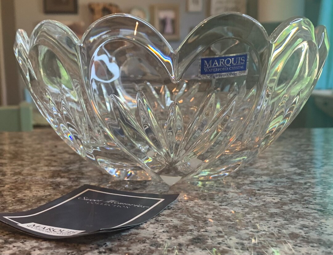Vintage NIB Waterford Crystal Sweet Memories Scalloped Edge Bowl - Etsy