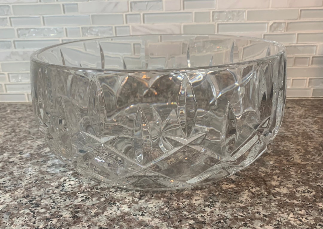 Vintage Lady Anne by Gorham Crystal 9 Inch Round Salad Bowl | NWT | - Etsy