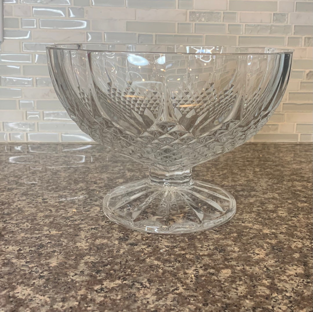 Vintage Cristal D’arques Longchamp 24% Lead Crystal 8 Inch Footed ...