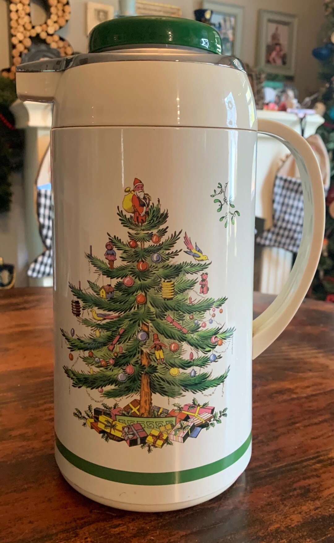 Spode Christmas Tree Thermal Carafe for Hot & Cold Beverages | 1 Liter ...