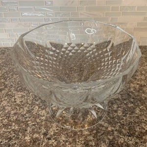Vintage Cristal D’arques Longchamp 24% Lead Crystal 8 Inch Footed ...