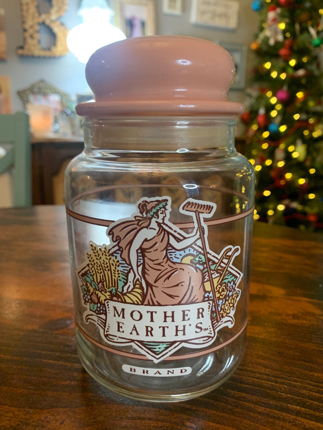 Vintage Mother Earth’s Brand Glass Jar With Lid | Great Condition - Etsy
