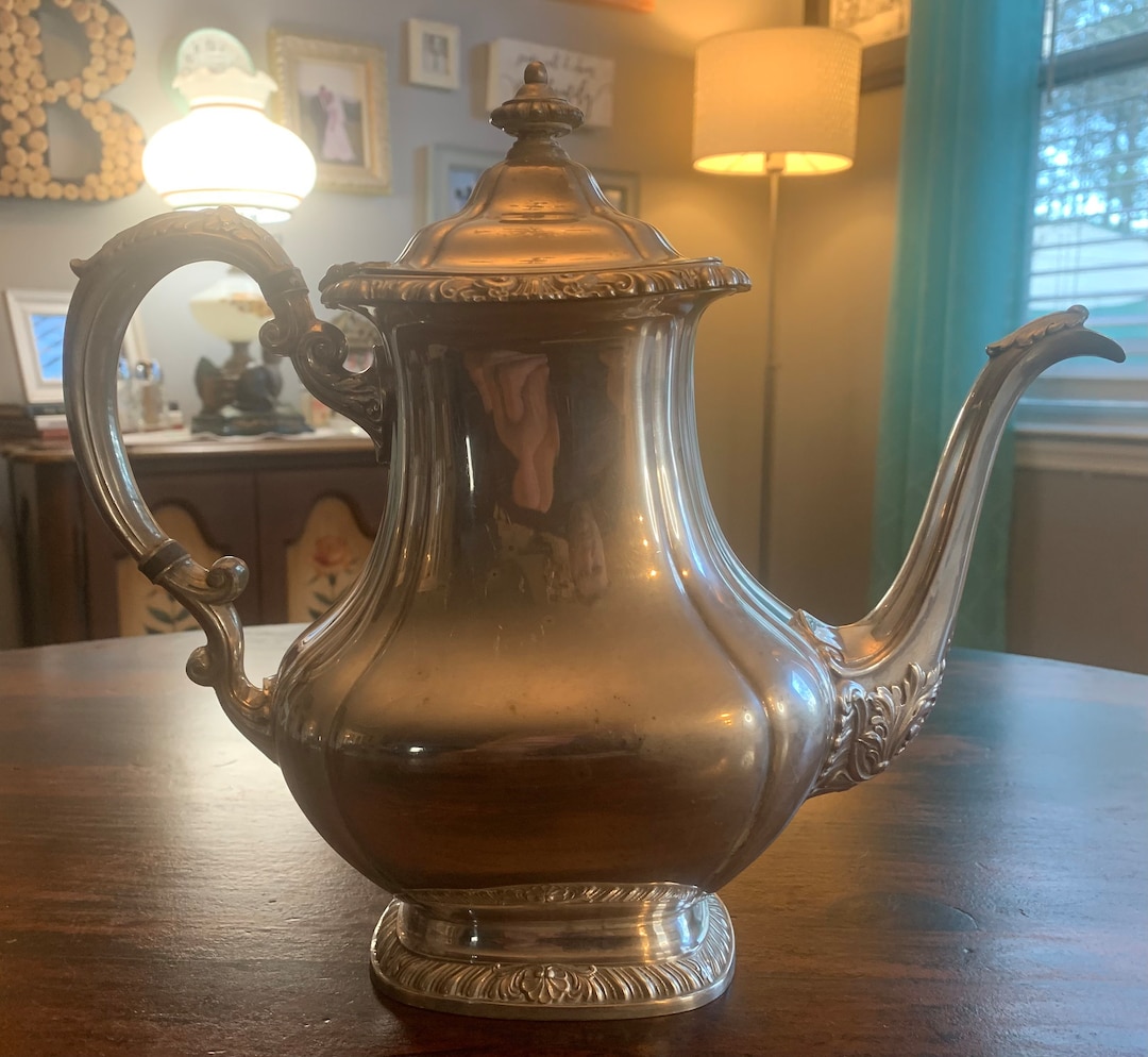 Vintage Shell & Gadroon (silverplate, Hollowware) Teapot by Gorham ...