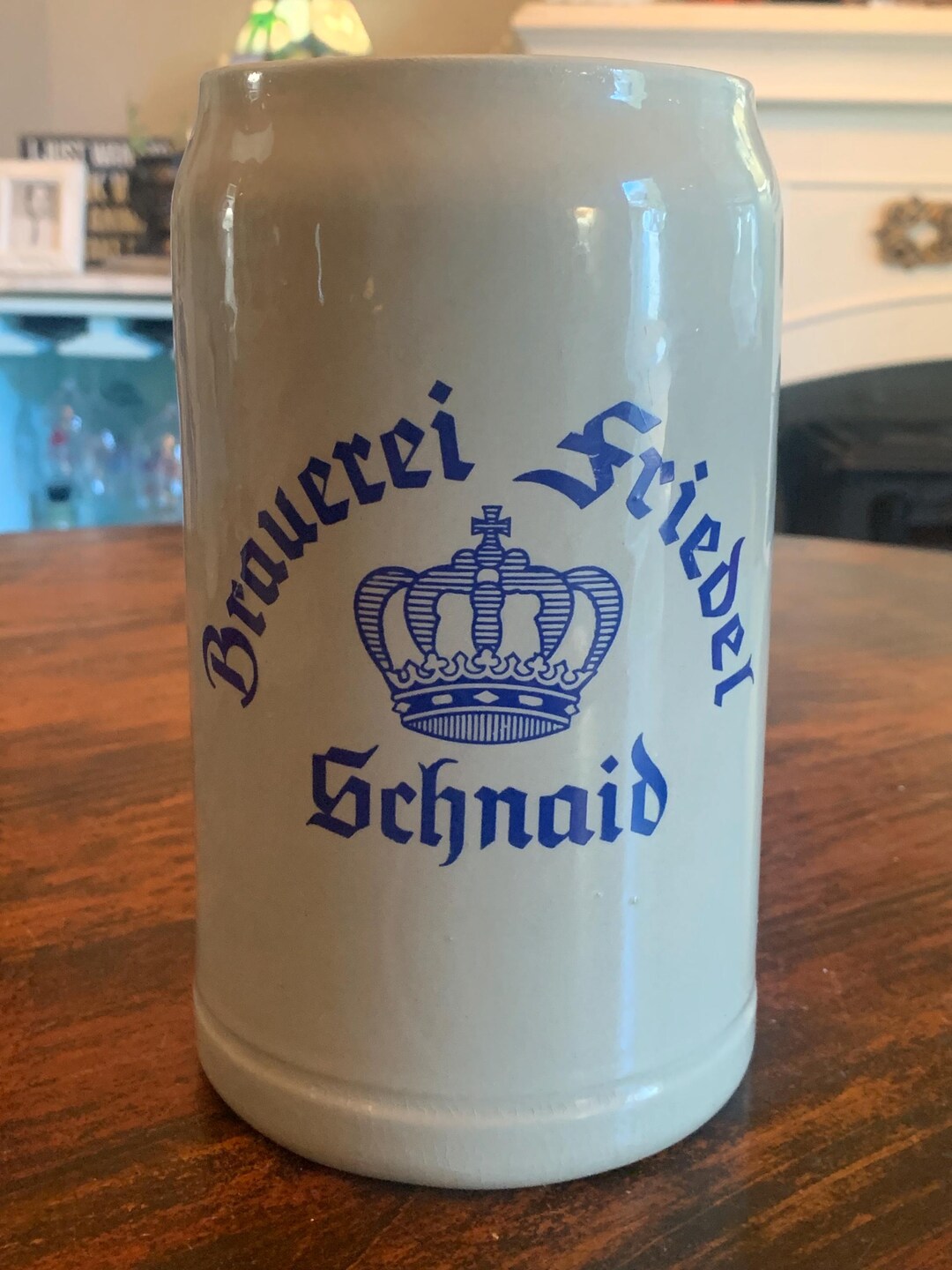 Vintage Brauerei Fridel Schnaid Steins German Stoneware 1L Beer Stein ...