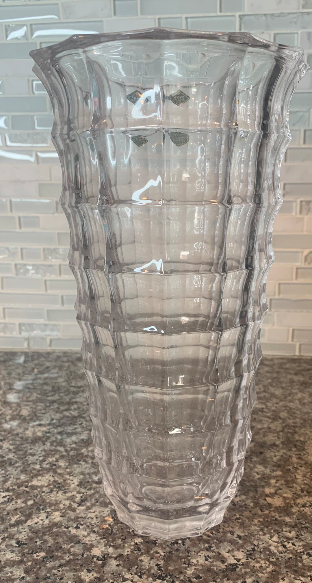 Windows Crystal Vase From Shannon Crystal - 9 3/4” With Box and Tags - Etsy