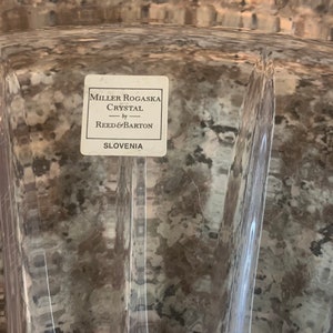 Vintage Miller Rogaska Soho Crystal Serving Round Platter | Heavy | NWT ...