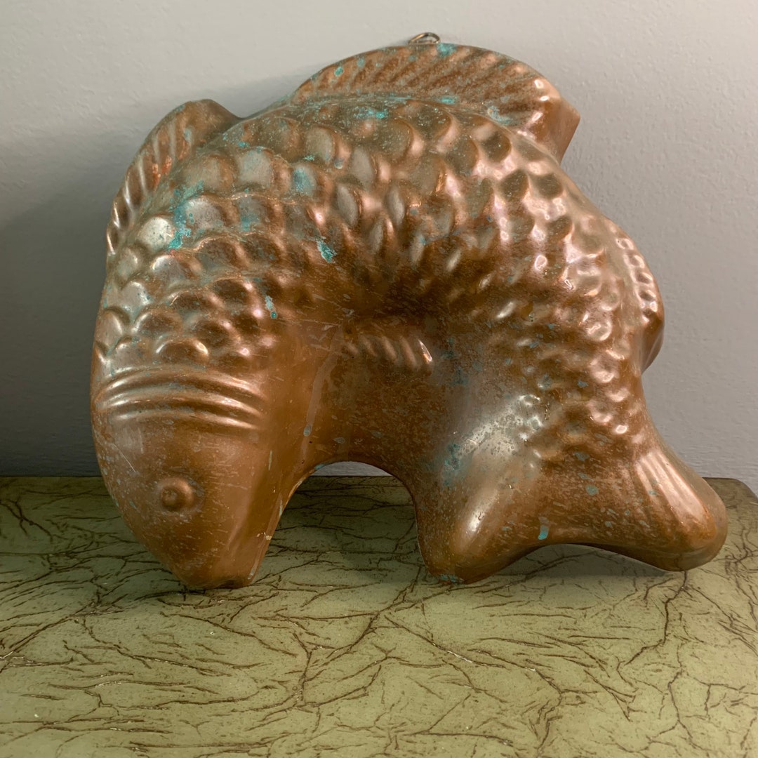 Vintage Copper Fish Mold, Kitchen Decor Pan, Jello Mold, Wall Decor - Etsy