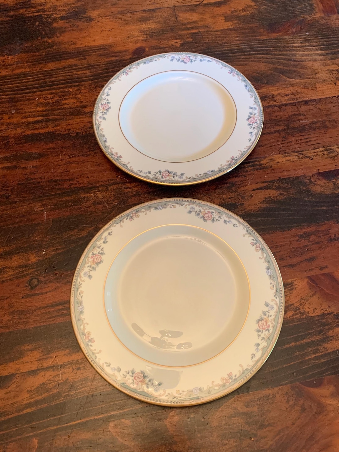 Discontinued Set of 2 Salad Plates by Lenox | Spring Vista | Never Used ...
