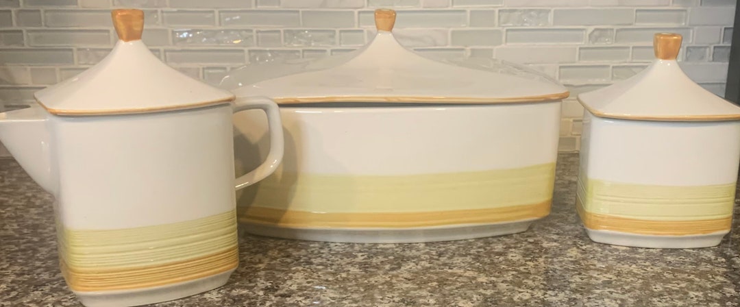 Retro Hand Painted Buttercup Set by Imperial Stone - 6 Pieces - Japan ...