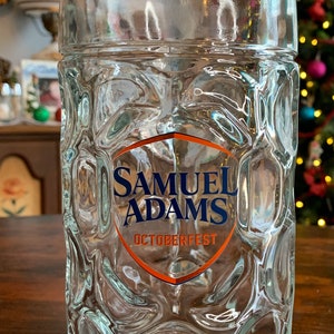 Samuel Adams Oktoberfest 1 Liter Glass Dimpled Heavy Stein - Etsy